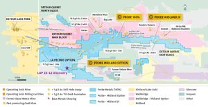 Detour Gold Quebec - Probe Gold Inc