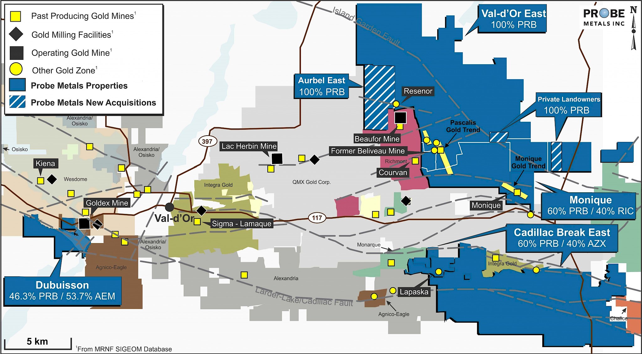 Probe Metals Expands Land Position at Val-d’Or East Project - Probe ...